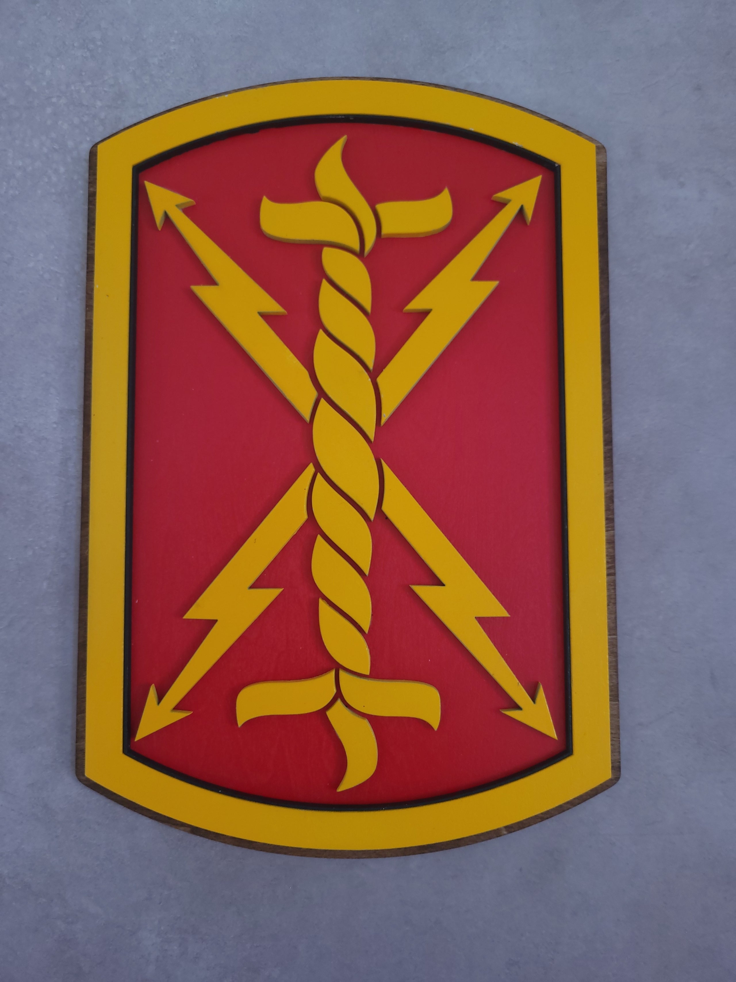 17th Field Artillery Brigade Wood Patch | Crafty Darling Angel Designz