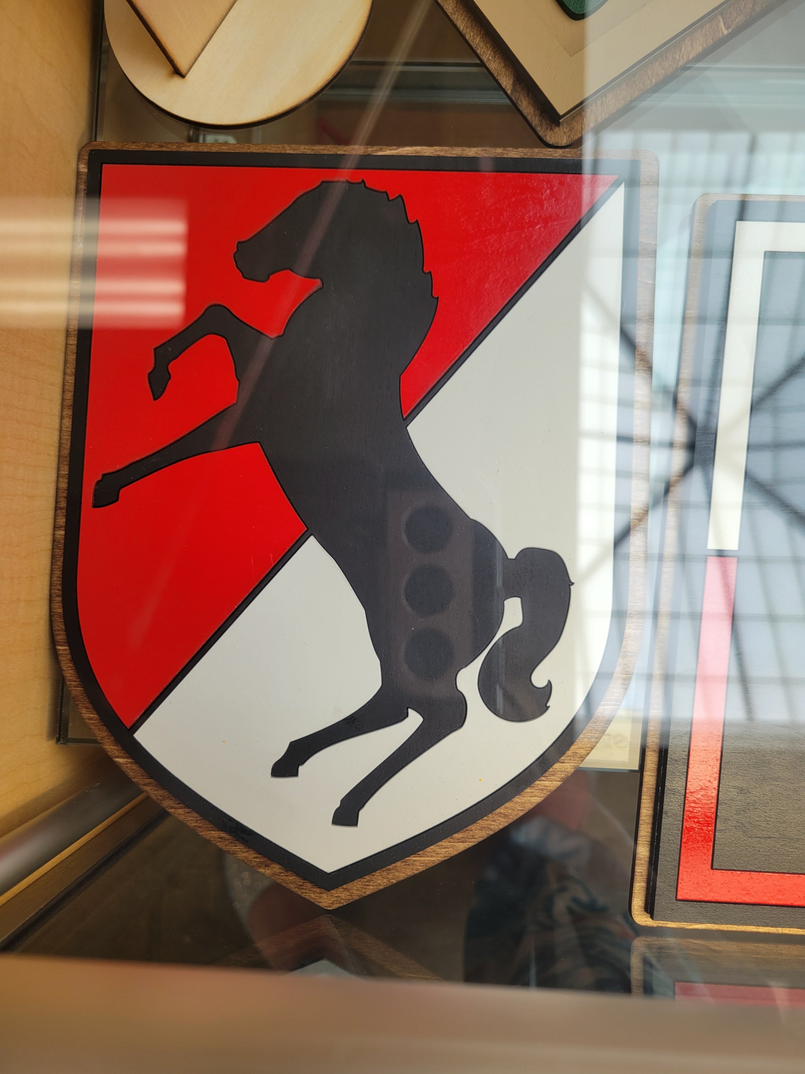 11th Armored Cav Wood Patch | Crafty Darling Angel Designz